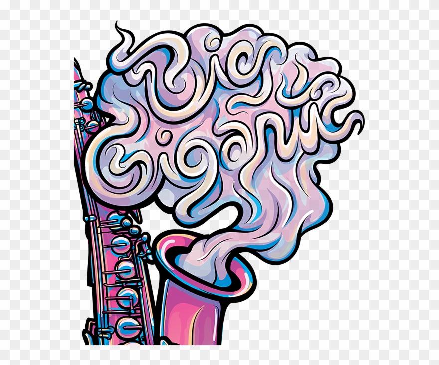 "big Gigantic Saxophone"- Sticker Design On Wacom Gallery Clipart ...