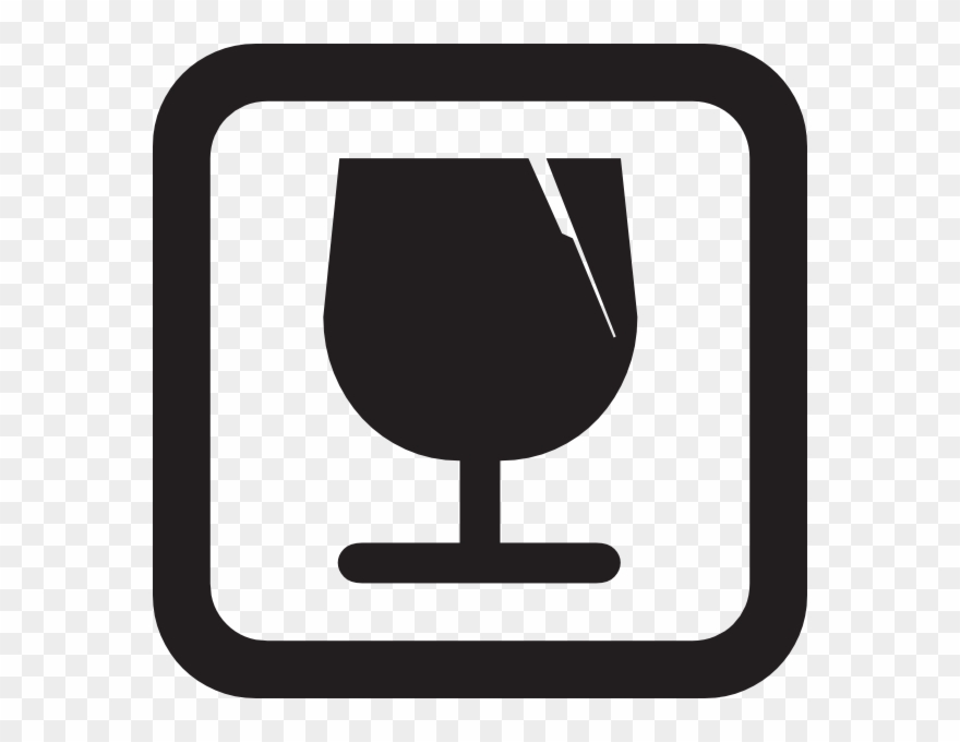 Glass Break Sign Clipart Glass Clip Art - Glass Break Sign - Png ...