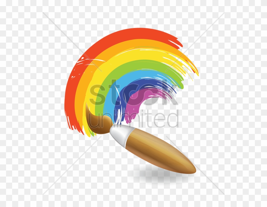 Download Paint Brush Multicolor Clipart Paint Brushes - Rainbow Paint ...