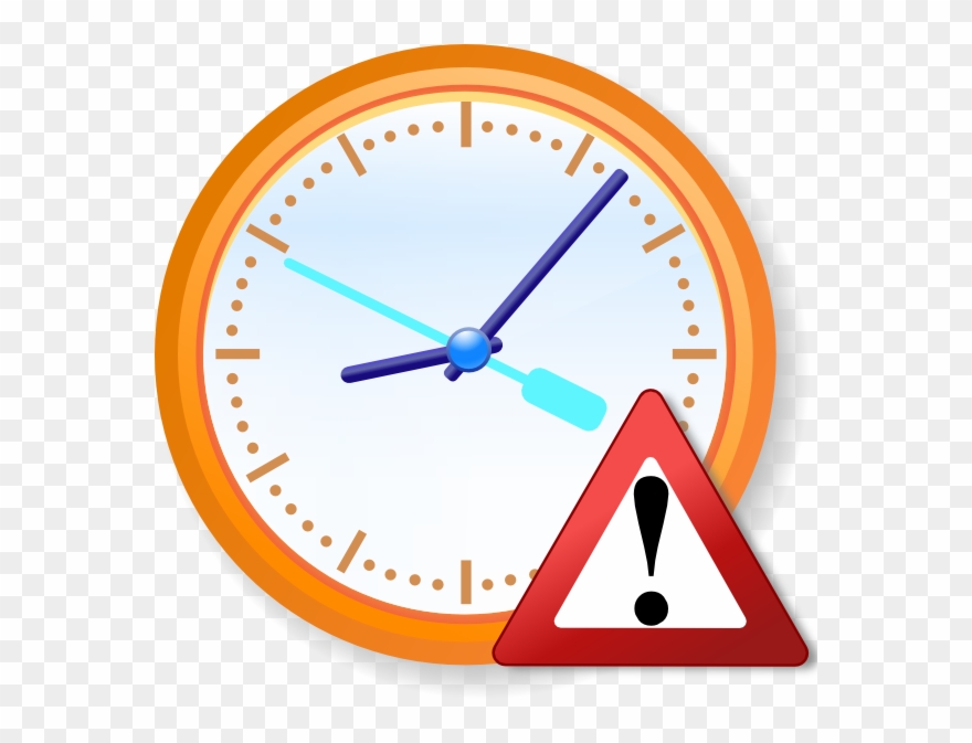 Free Vector Analog Clock Warning Clip Art - Warning Clock - Png ...