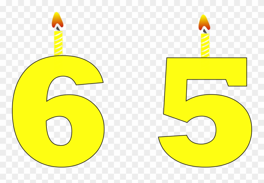 65th Birthday Clip Art - Png Download (#2728681) - PinClipart