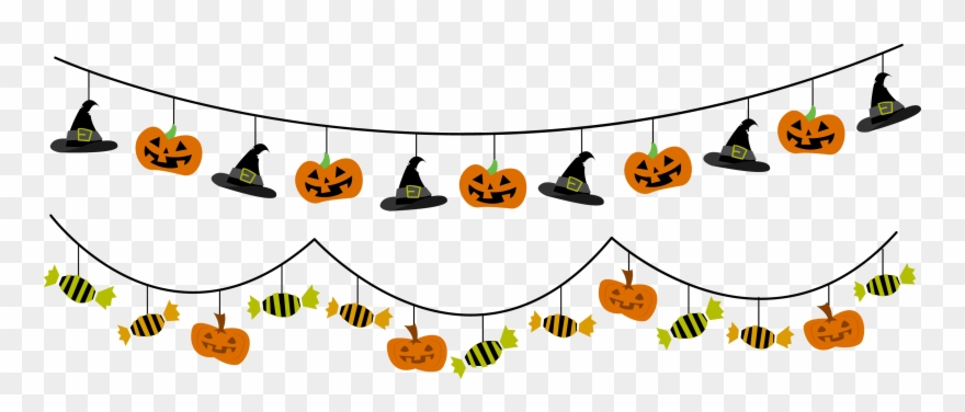 Halloween Garland Png Clipart (#2736177) - PinClipart