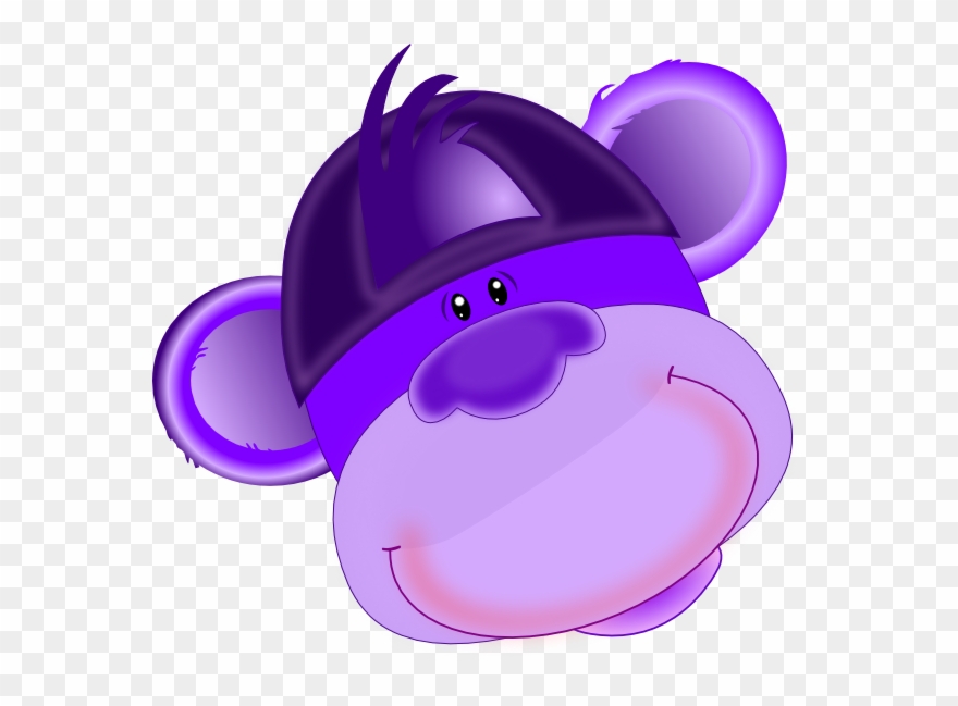 Purple Monkey Clipart - Png Download (#2750289) - PinClipart