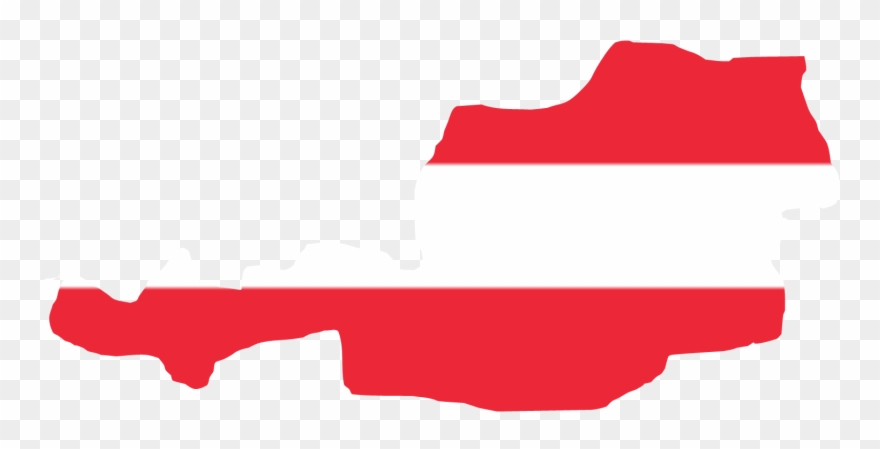 Austria Flag Map Clipart (#2778202) - PinClipart