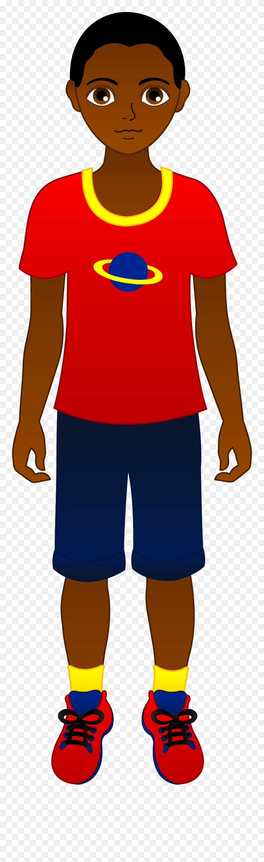 Clipart Of Teen, African And Boy Black - Png Download (#2778349 ...