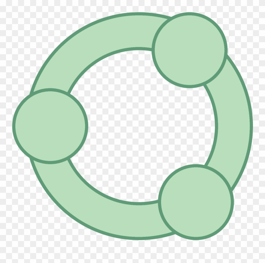 This Icon Is Three Orbs Connected With A Tube Clipart (#2789330 ...