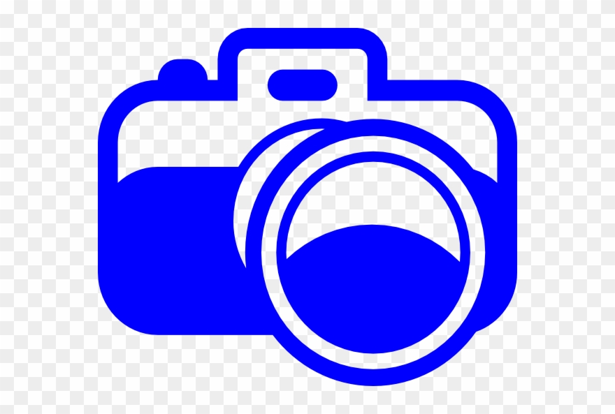 Blue Camera Clip Art At Clker Com - Camera Clip Art Black And White ...