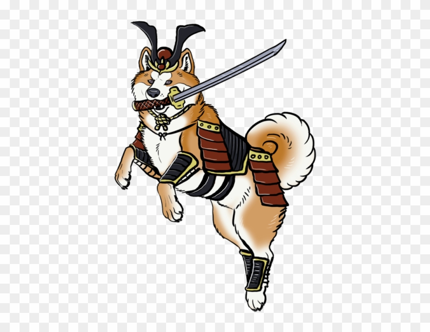 Samurai Doggos Clipart (#2820631) - PinClipart