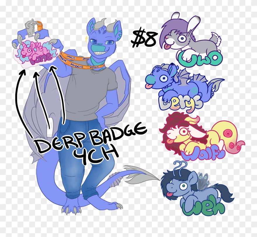 Derp Badges Clipart (#2839539) - PinClipart