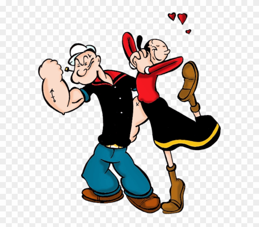 Popeye And Olive Clipart (#2849143) - PinClipart
