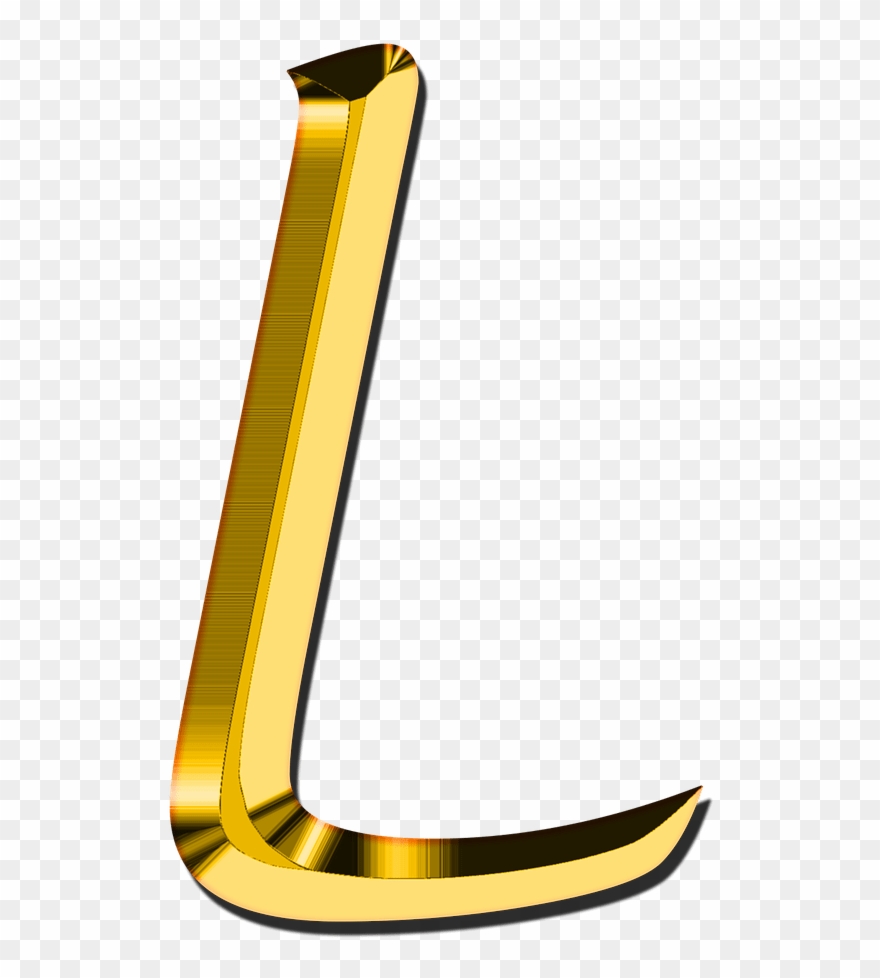 Gold L Png Clipart (#2854574) - PinClipart