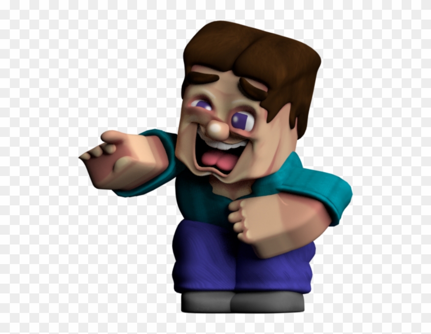 Download Minecraft - Steve Laughing Clipart (#2864823) - PinClipart