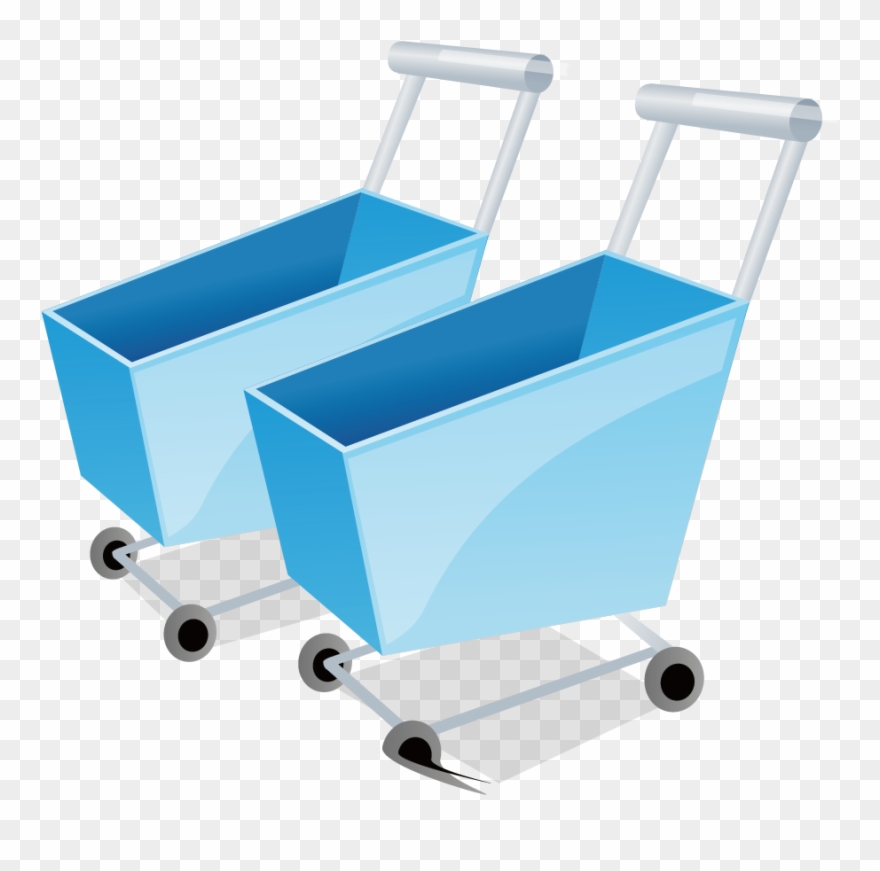 Cart Icon Blue Vector Material Clipart (#2867568) - PinClipart