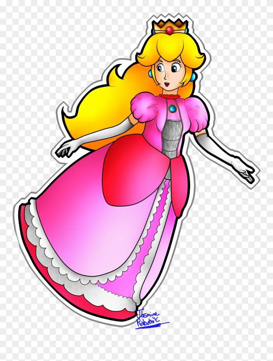 Princess Peach Sticker Clipart (#2892650) - PinClipart