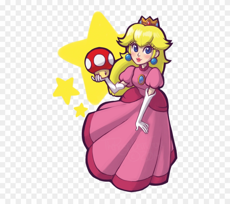 Princess Peach Clipart - Png Download (#2892745) - PinClipart