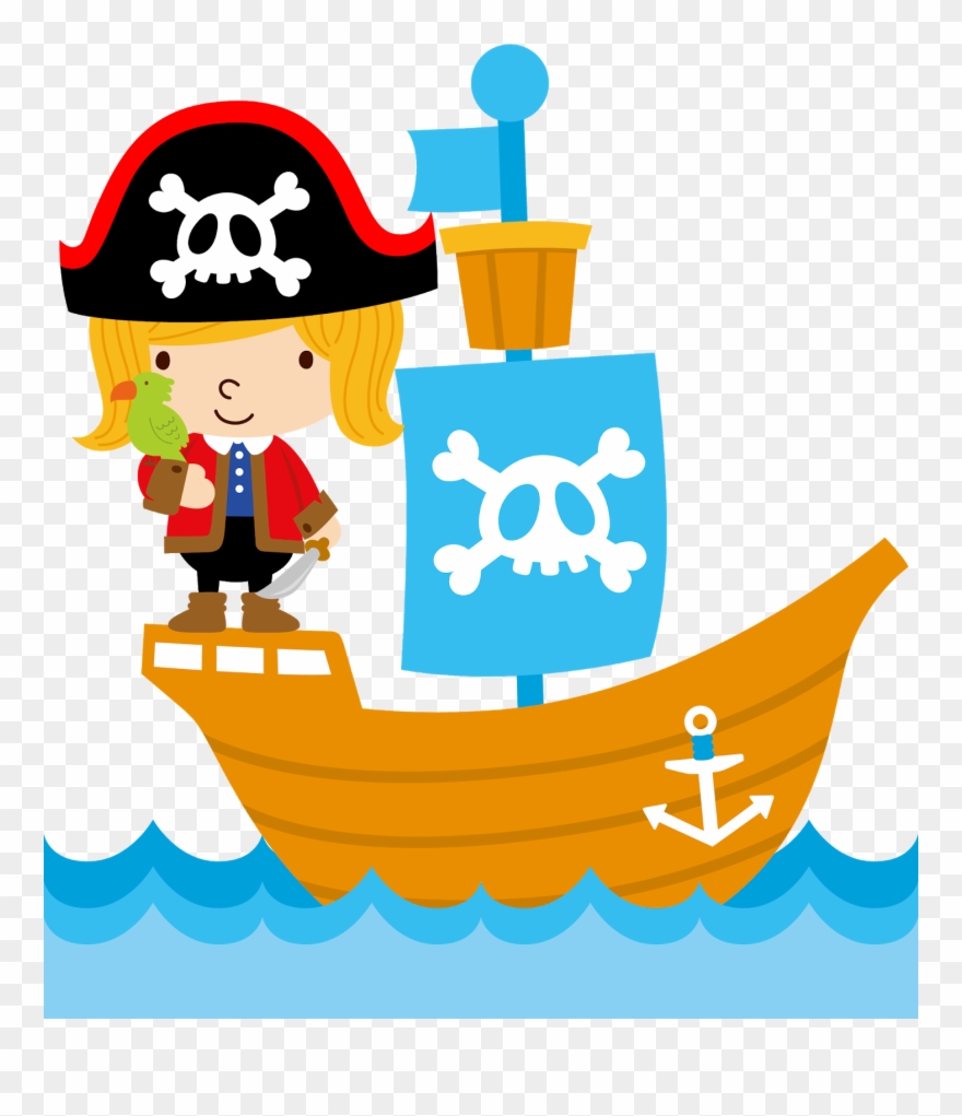 Pirata Pirate Ships, Pirate Theme, Pirate Party, Clipart, - Cute Pirate ...
