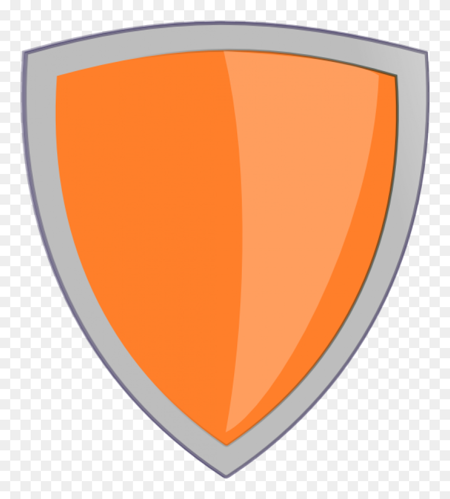 Download Orange Shield No Whitebackround Clip Art At Clkercom ...