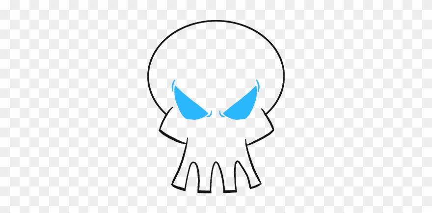How To Draw Flaming Skull Clipart (#2901136) - PinClipart