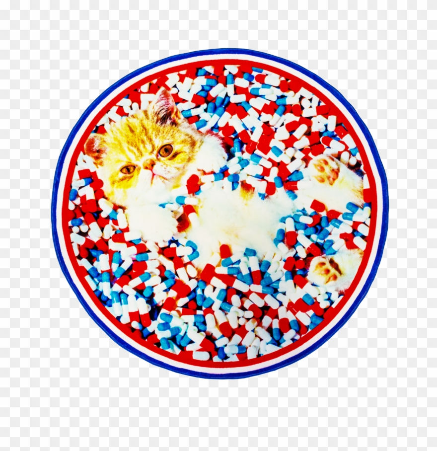 Round Rug Cat-0 Clipart (#2908032) - PinClipart