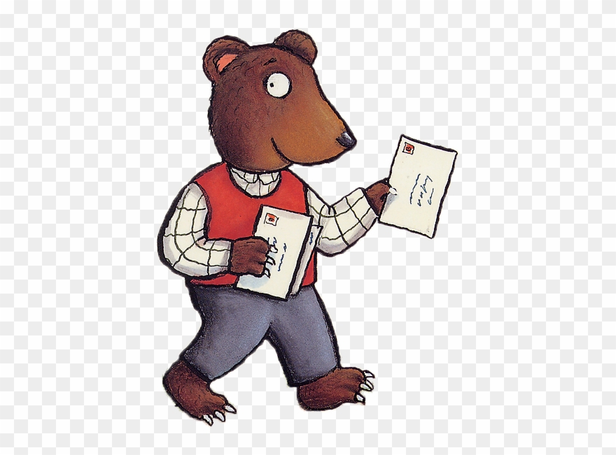 Bear Is Writing Letters To His Friends Clipart (#2910622) - PinClipart