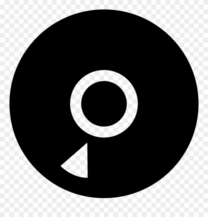 Download Dark Compact Disc With Shine Comments Clipart (#2916409 ...