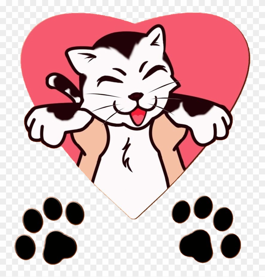 Cat Cartoon Animal Track Clipart (#2932273) - PinClipart