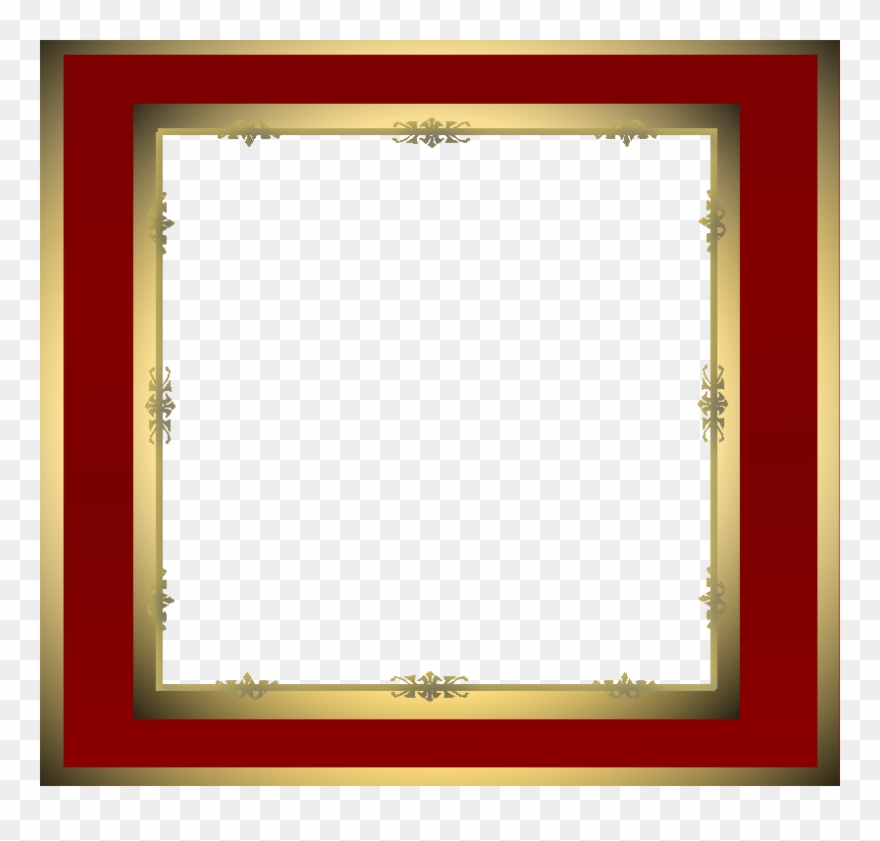 Red Border Frame Png Image Clipart (#2947118) - PinClipart