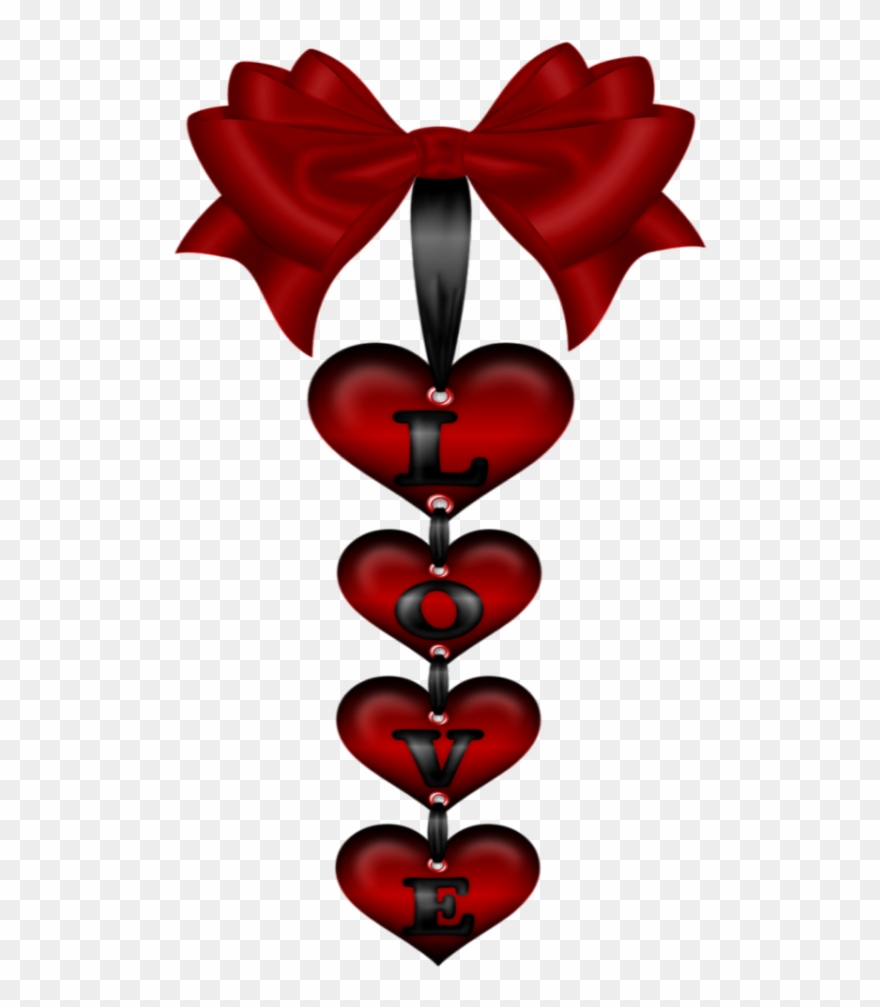 Mq Red Bow Bows Ribbon Heart Hearts Love Clipart (#2949459) - PinClipart