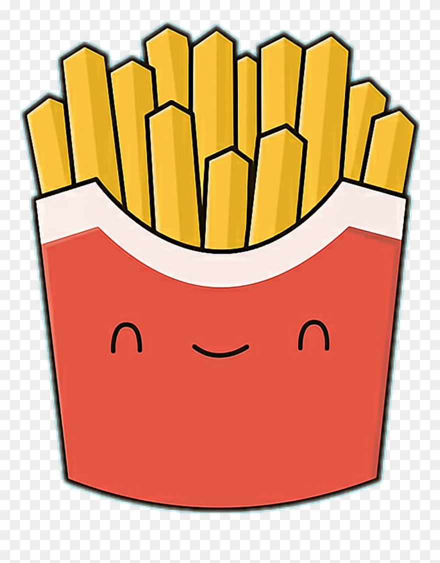 Download Fry Sticker Clipart (#2952864) - PinClipart