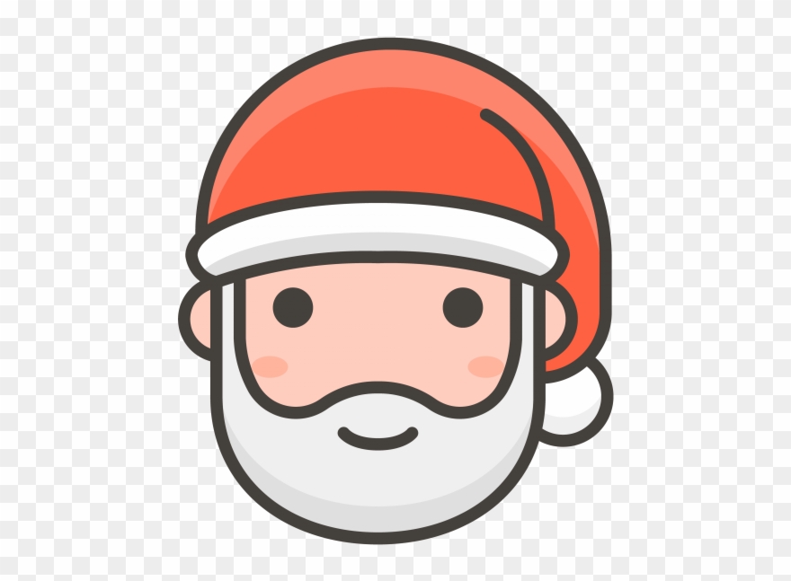 Santa Claus Emoji Clipart (#2962244) - PinClipart