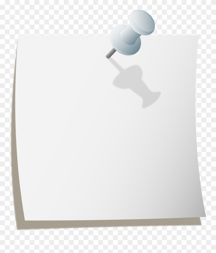 Thumbtack Note Clipart (#2971921) - PinClipart