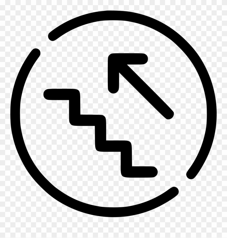 Staircase Left Up Comments Clipart (#2974457) - PinClipart