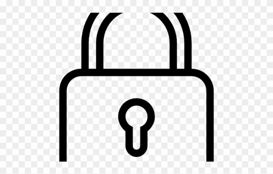 Padlock Clipart Black And White - Png Download (#2987715) - PinClipart