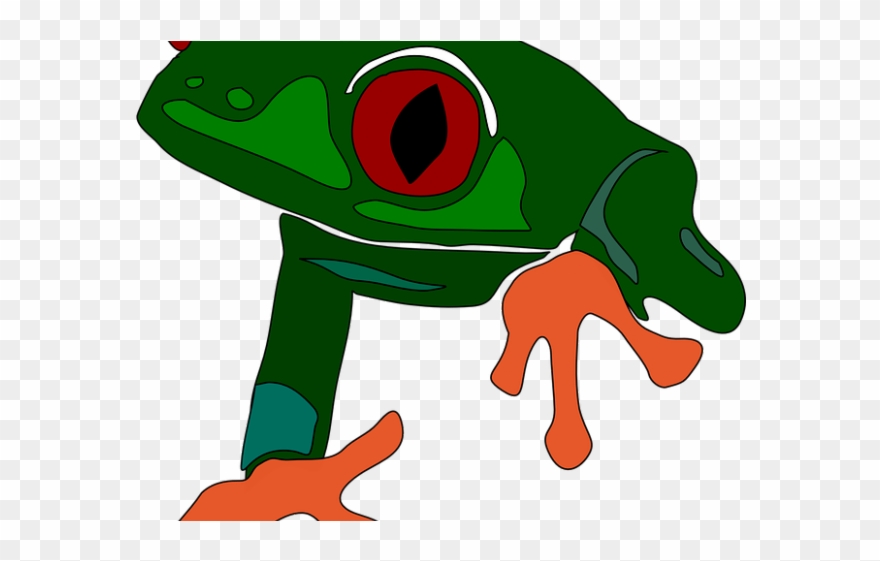 Red Eyes Clipart Transparent - Clip Art Tree Frog - Png Download ...