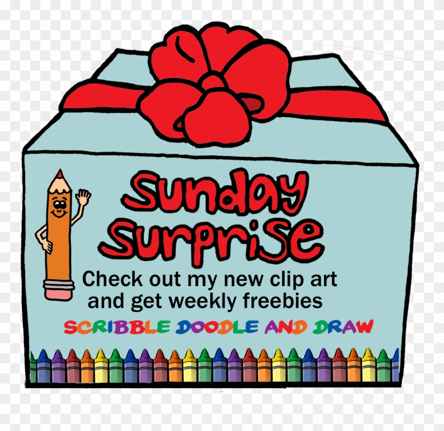 Sunday Surprise New Clip Art And Weekly Freebies For - Clip Art - Png ...