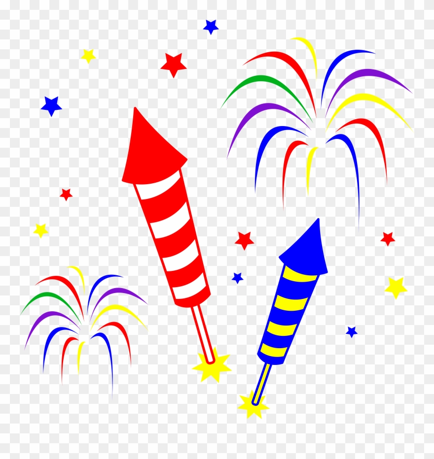 Fireworks Clipart 4th Of July - Png Download (#34163) - PinClipart