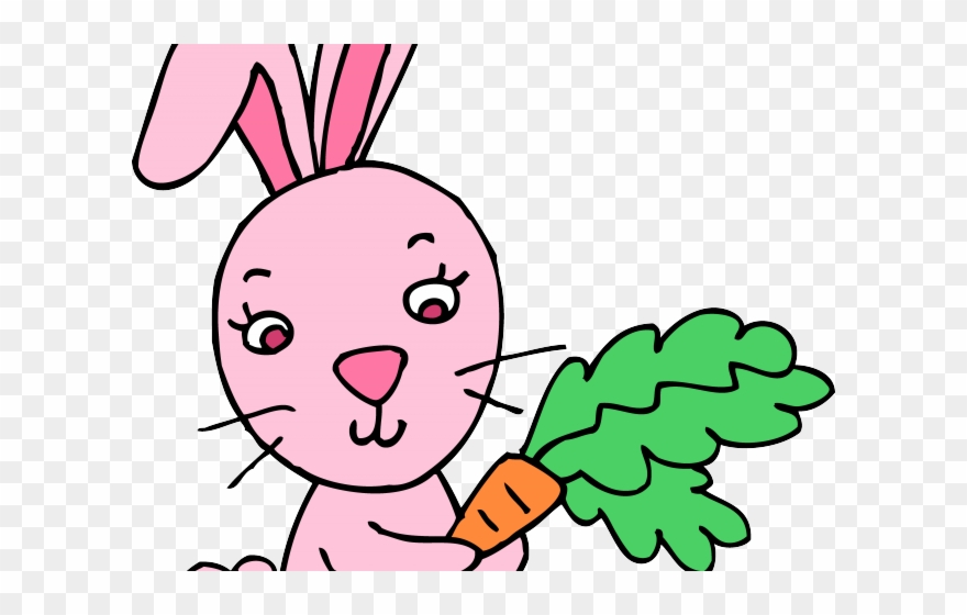 Download Easter Bunny Clipart Pink - Clip Art 5 Rabbit - Png Download ...