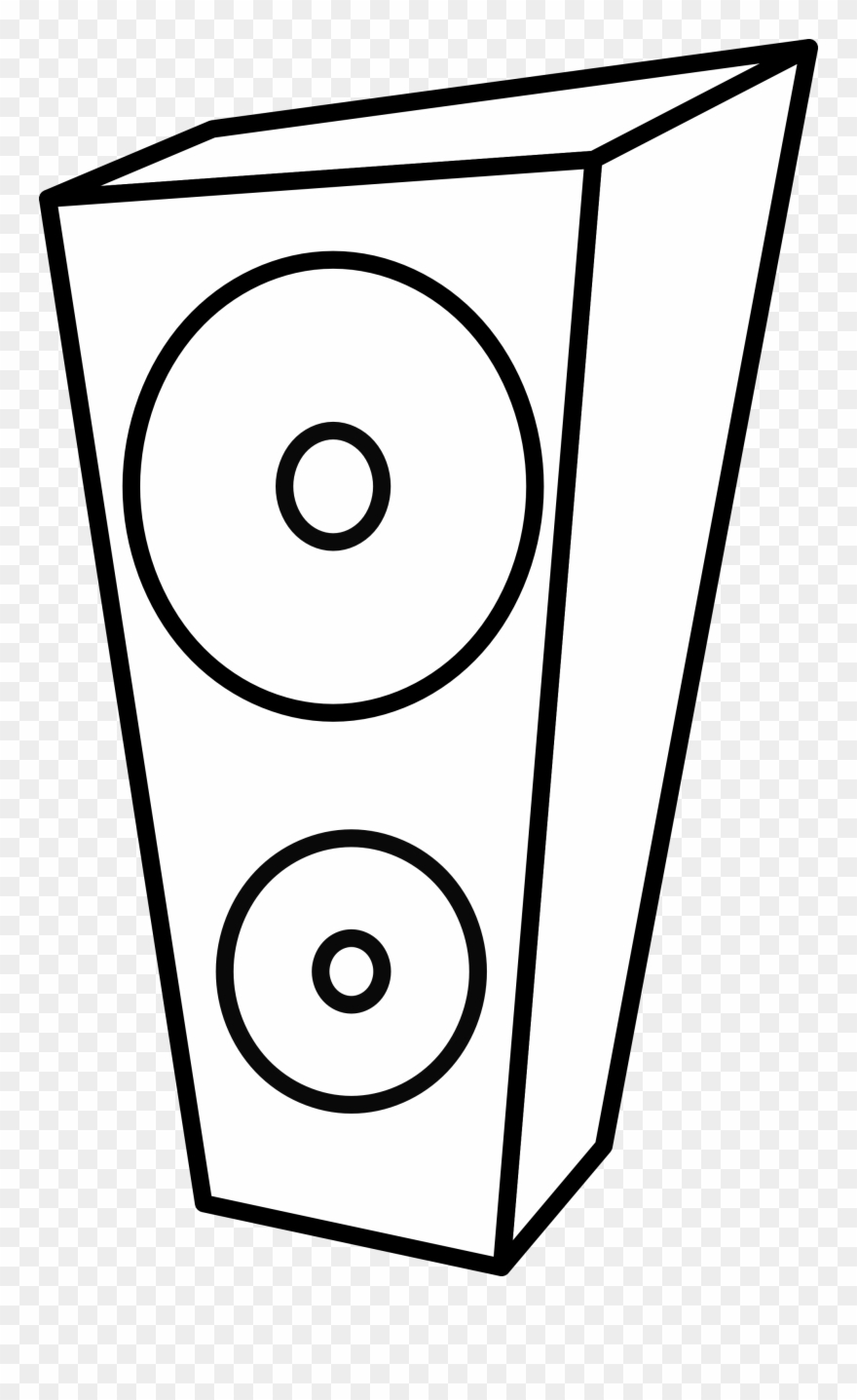 Speaker Sketch Sketch Coloring Page