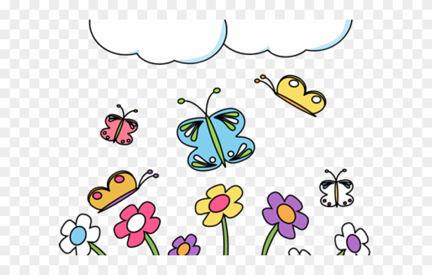 Download Spring Clipart Adorable - Simple Spring Season Drawing - Png ...