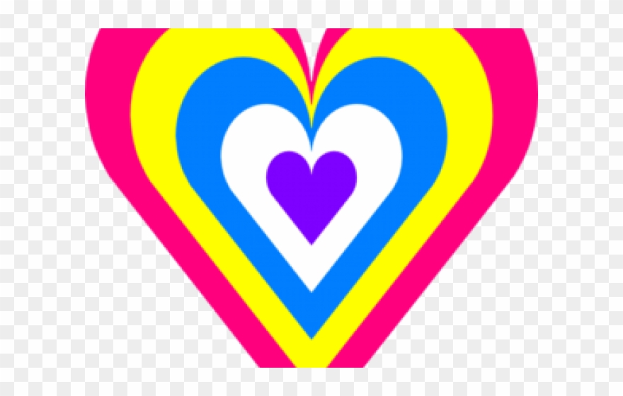 Heart Clipart Clipart Colorful Heart - Colorful Hearts Clip Art - Png ...