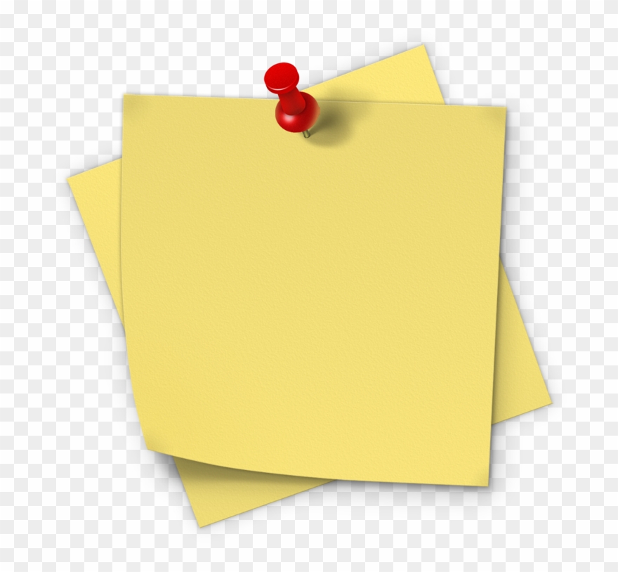 Download Sticky Note Clip Art - Post It Transparent Background - Png ...