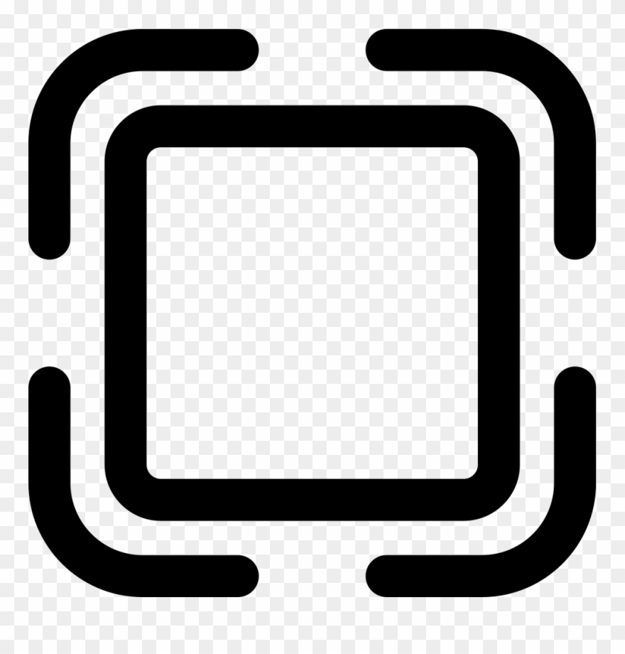 Button Outline Of Rounded Square Svg Png - Shape Outline Png Clipart ...