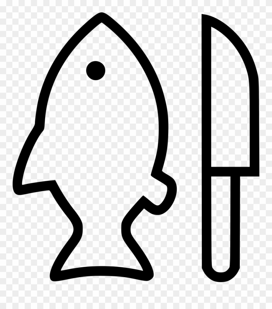 Fish And Knife Comments Clipart (#3021392) - PinClipart
