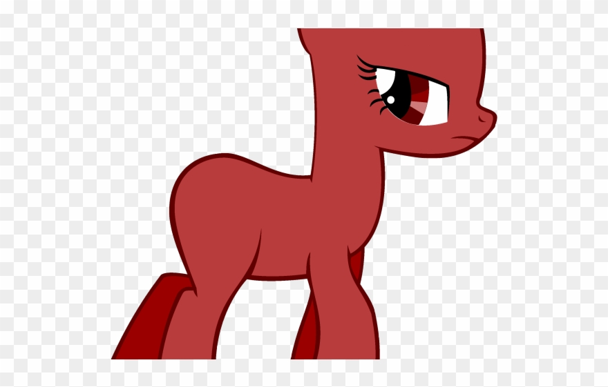 Download Drawn My Little Pony Red Pony Clipart (#3028278) - PinClipart