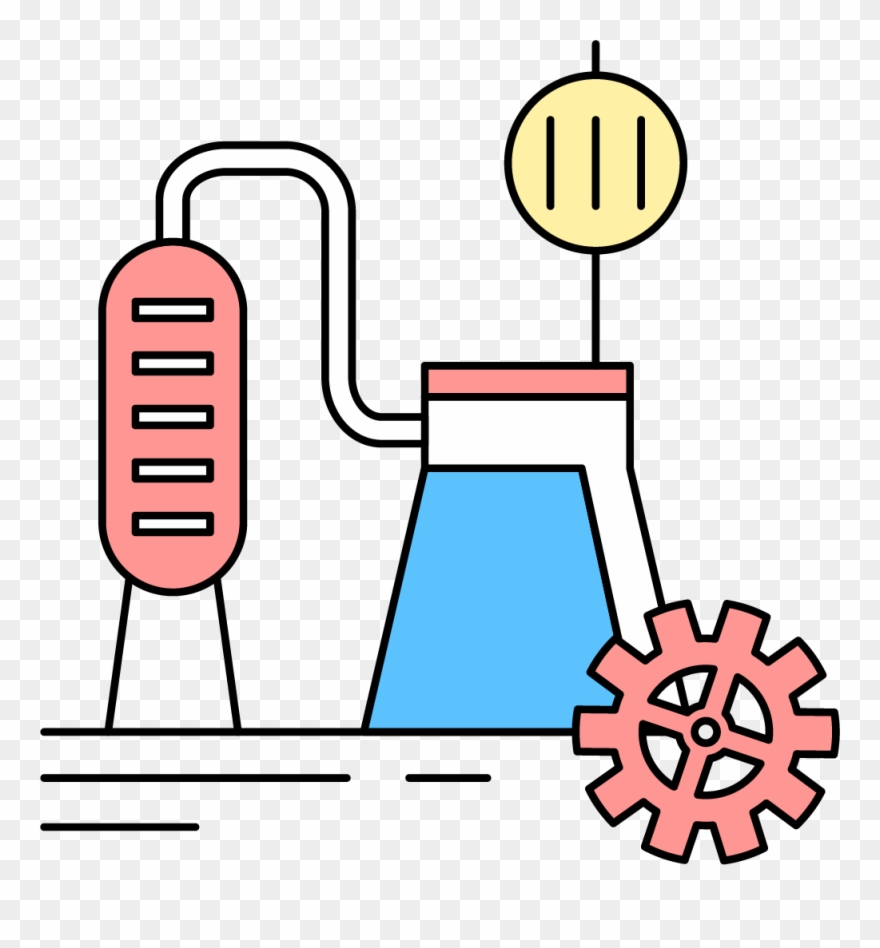 Extraction Of Refining Processes Processing Oil Production Clipart ...
