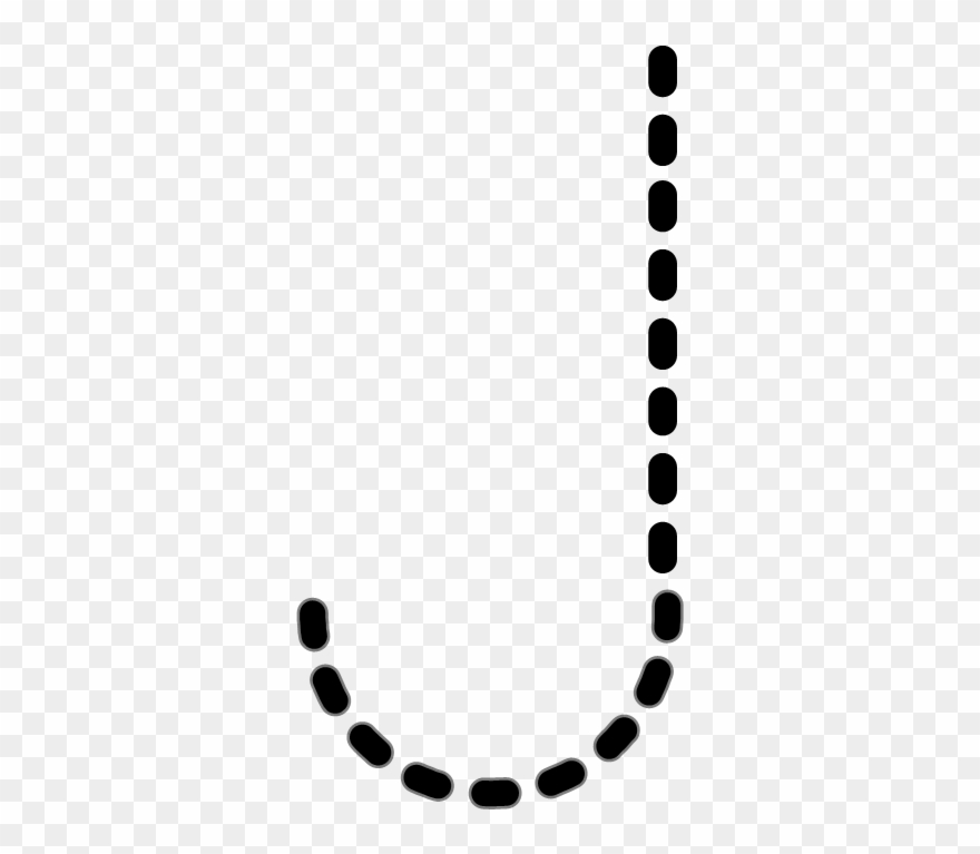 Download J - Dotted Clipart (#3040320) - PinClipart