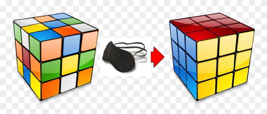 Learn How To Solve The Rubik's Cube Blindfolded Clipart (#3082729 ...