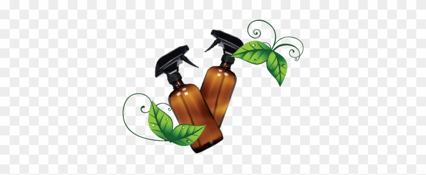 16 Oz Amber Glass Spray Bottle For Essential Oils And Clipart (#3086151 ...