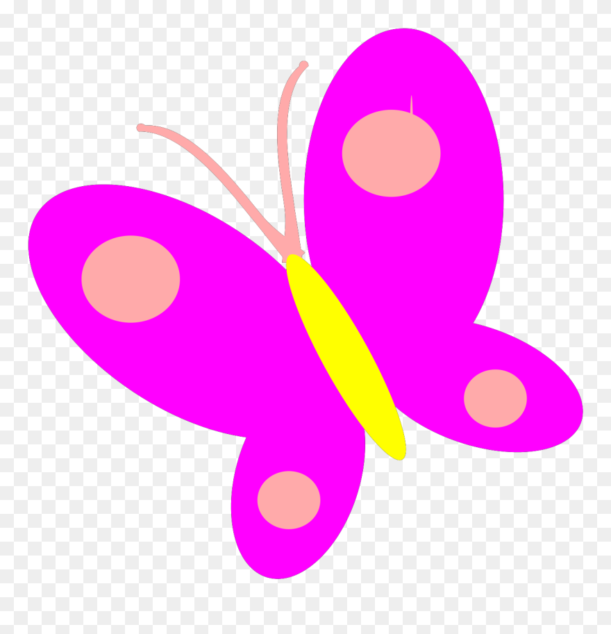 Download Pink And Purple Butterfly Clipart - Png Download (#3091979 ...