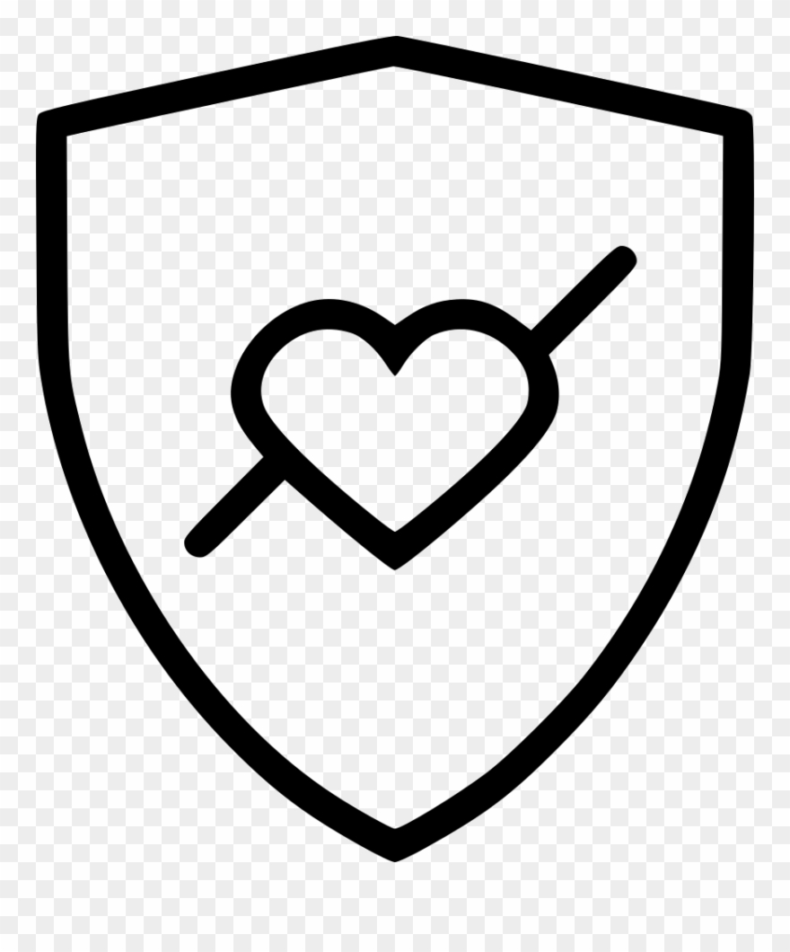 Heart Shield Care Protection Comments Clipart (#3096639) - PinClipart